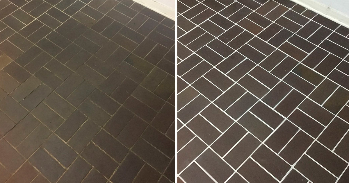 Outstanding Floor Transformation Thanks to Our Grout Recoloring Experts ...